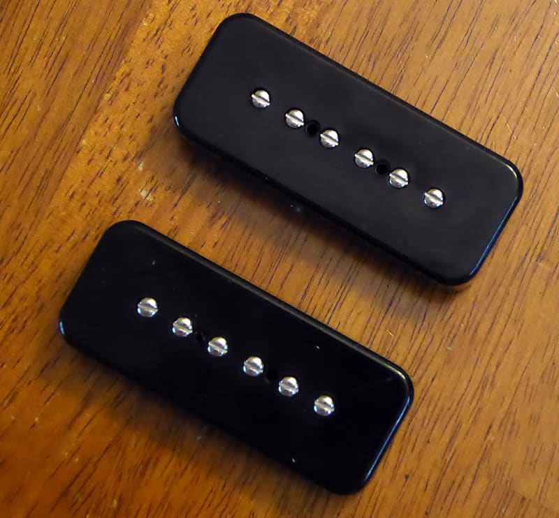 Epiphone P90 Pickup Set w/Covers & Mounting Hardware Genuine | Reverb