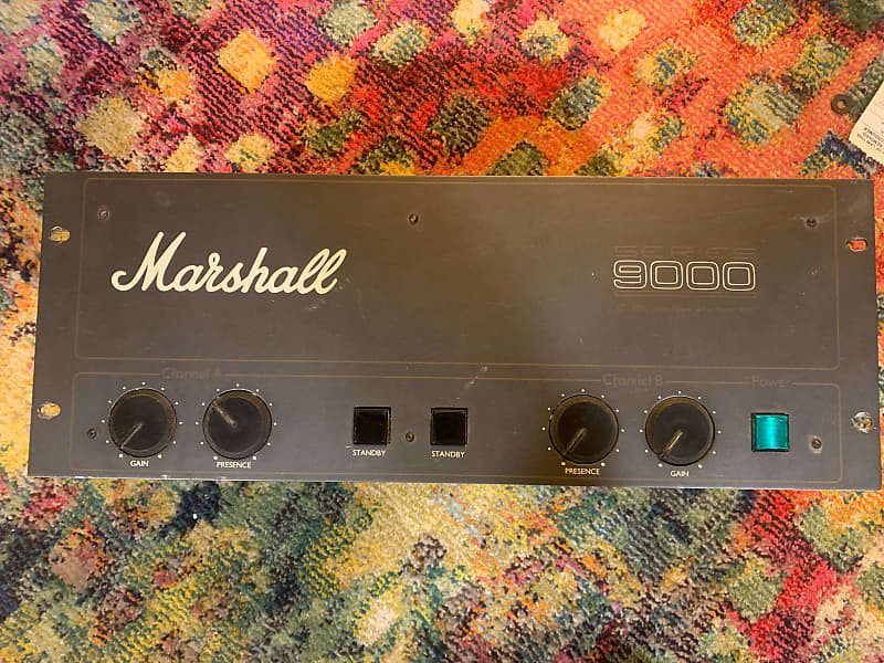 Marshall Marshall 9001 Rackmount Power Amp 1990s Black | Reverb