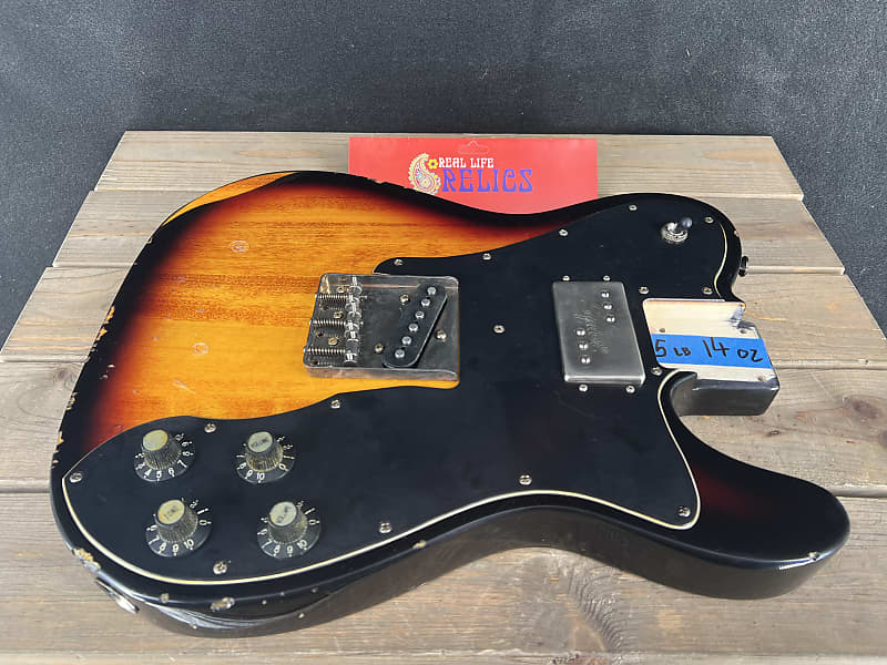 Squier Relic 72 Tele Telecaster Custom Loaded Body - 3 Tone | Reverb
