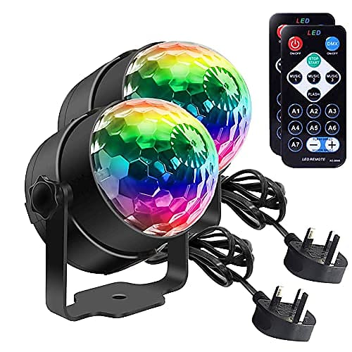 Disco Lights, SEBRUANC Mini Disco Ball LED Party Lamp Music | Reverb