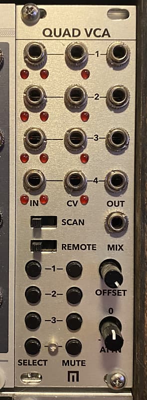 Malekko Quad VCA - Silver | Reverb