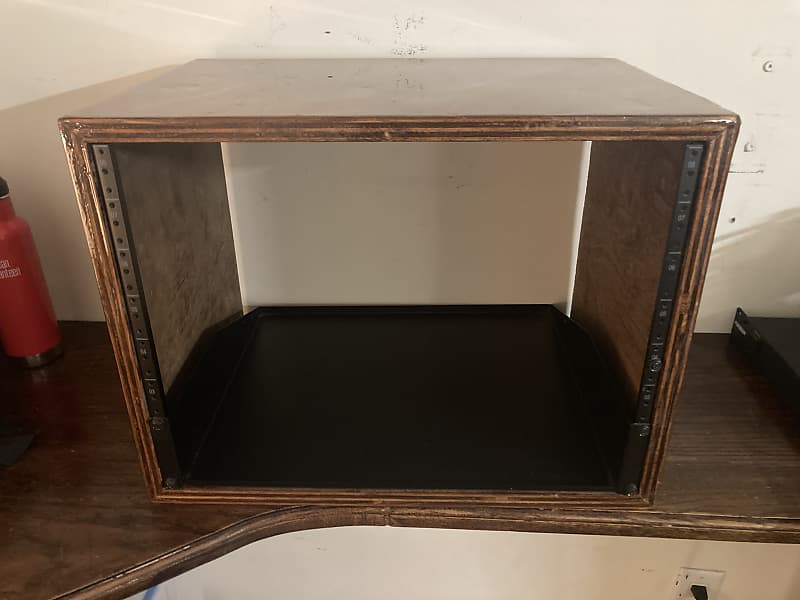 8U 19" Rack Epoxy Finish Birch Wood and Epoxy with 2U Shelf | Reverb