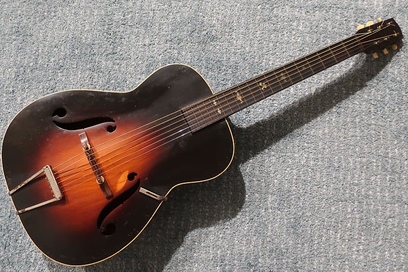 Vintage 1950s Harmony Silvertone Kay Sears Archtop Acoustic | Reverb