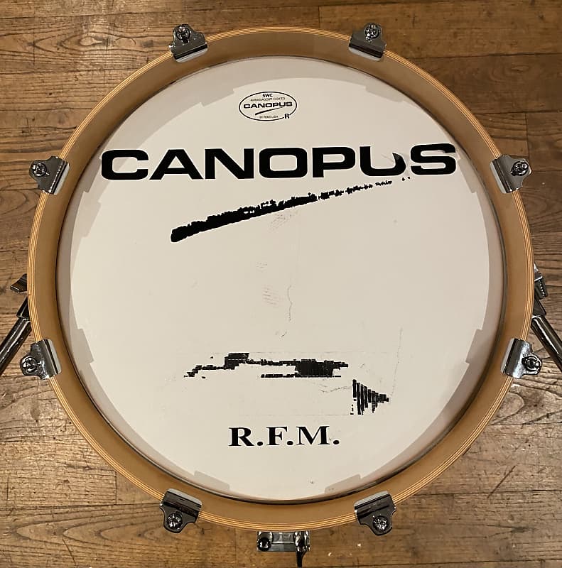 Canopus R.F.M Bass drum 2016 - Silver sparkle | Reverb