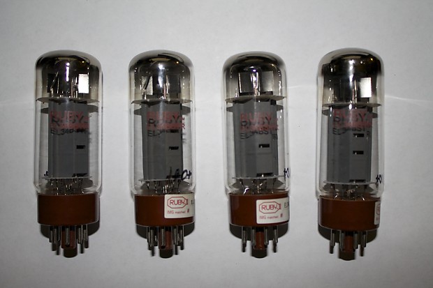 Ruby EL34B-STR Matched Quad | Reverb