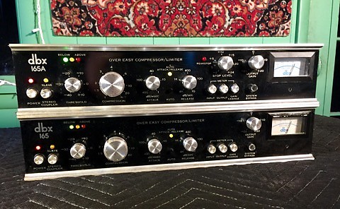 dbx 165/ 165A Over Easy Compressor Pair 1970's & 1980's | Reverb