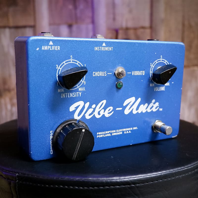 Presciption Electronics Vibe Unit mid-to-late 1990's - Blue | Reverb