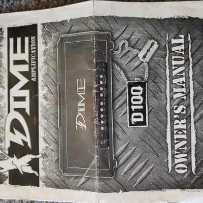 DIME D100 amp head Dimebag amplifier black 120w rare guitar | Reverb