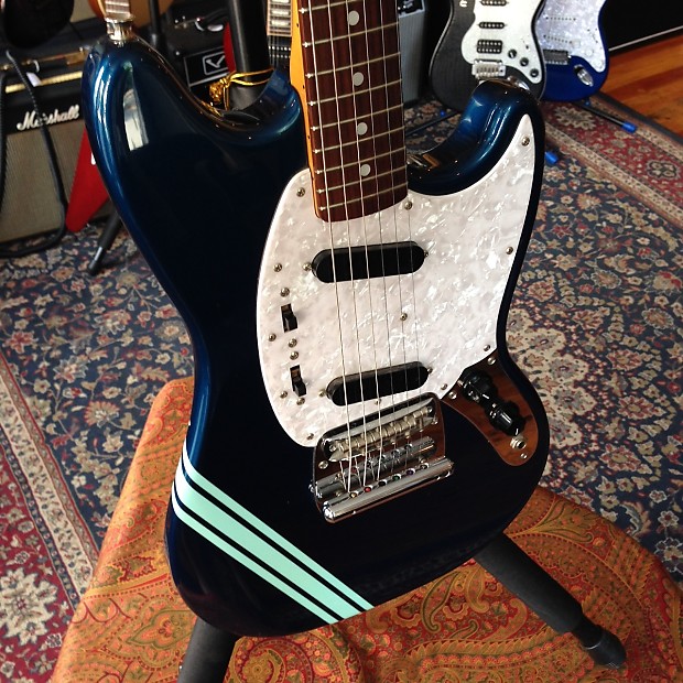 Fender Mustang '69 Reissue 1994 Competition Blue | Reverb