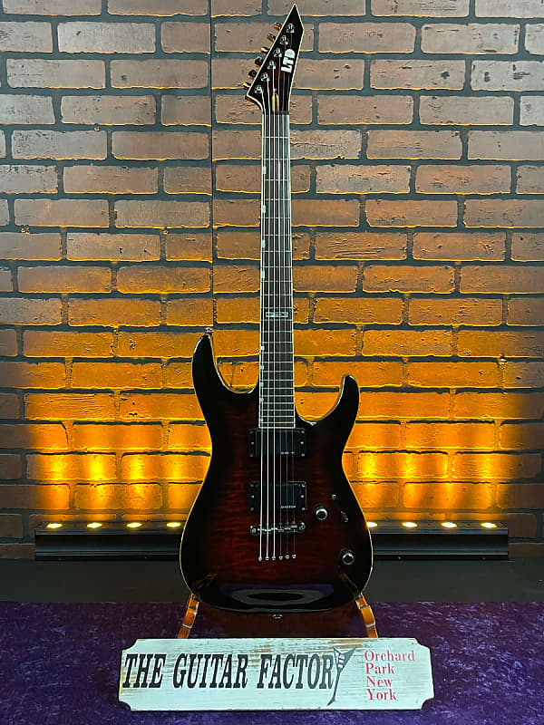 2007 ESP LTD MH-250NT Electric Guitar - Dark Brown Sunburst | Reverb