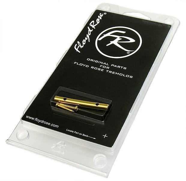 Original FLOYD ROSE String Retainer Bar with Screws GOLD | Reverb