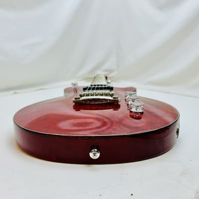 Electra Invicta Red Trans Ruby Electric Guitar With Case - | Reverb