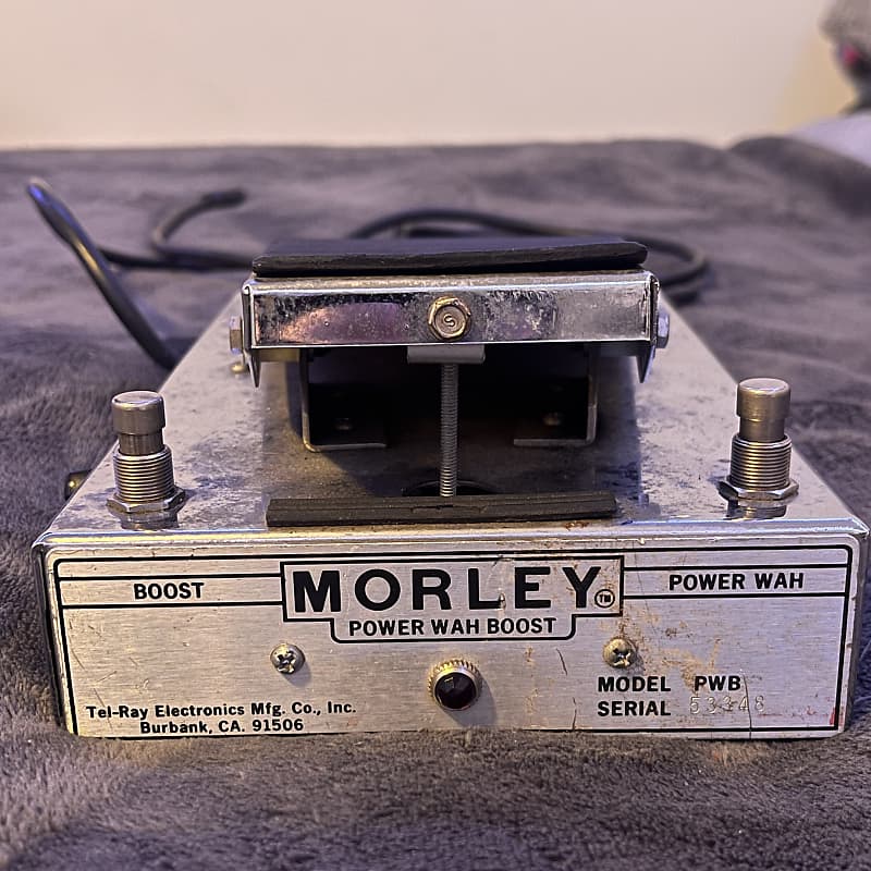 Morley Power Wah Boost PWB 1970s - Chrome | Reverb