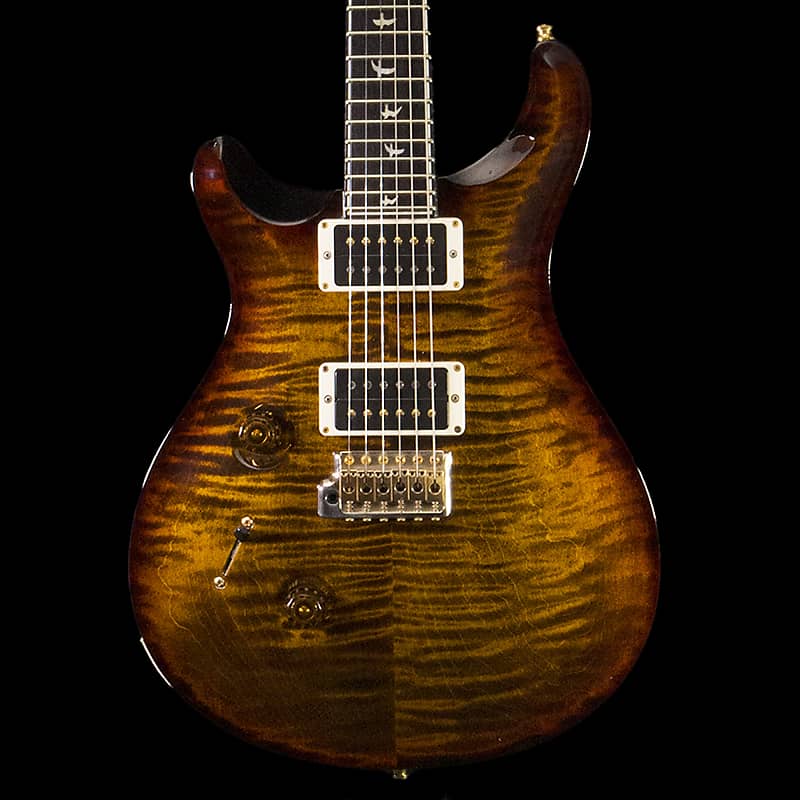 PRS 30th Anniversary Custom 24 Left Handed Black Goldburst, | Reverb