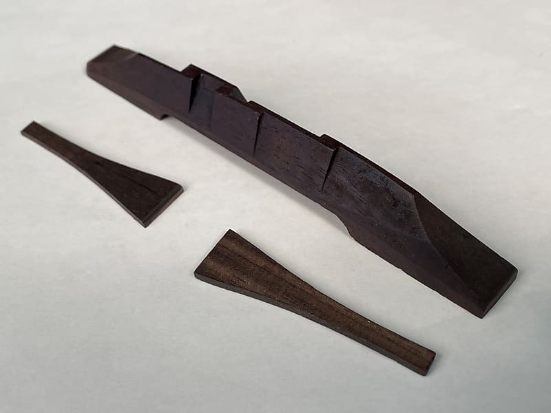 Gypsy-Jazz Guitar Bridge, Rosewood, Uncut, Includes 2x | Reverb UK