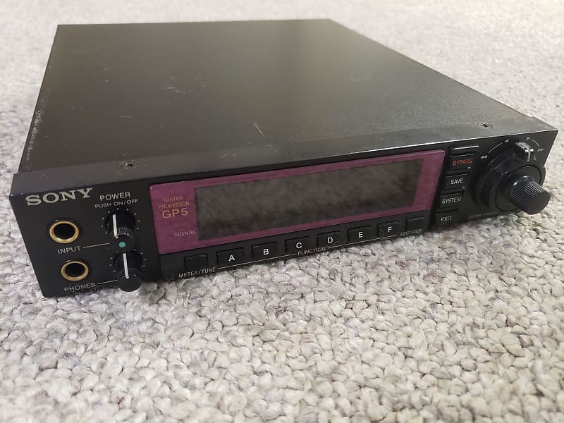 90s Sony HR-GP5 Guitar Multi Effect Instrument Processor Half | Reverb