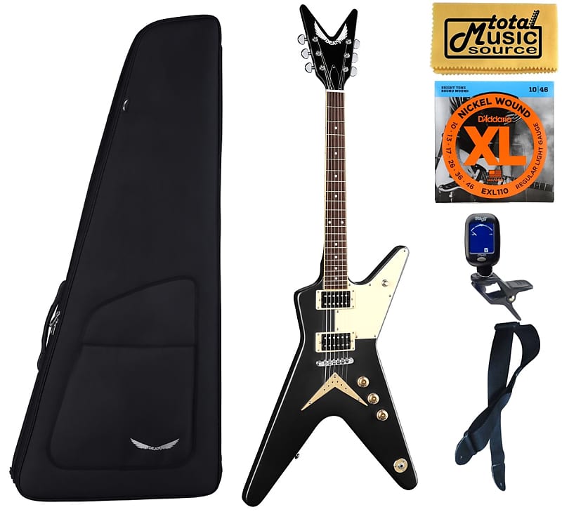 Dean ML 79 Standard w/Half PG Classic Black Electric Guitar, | Reverb