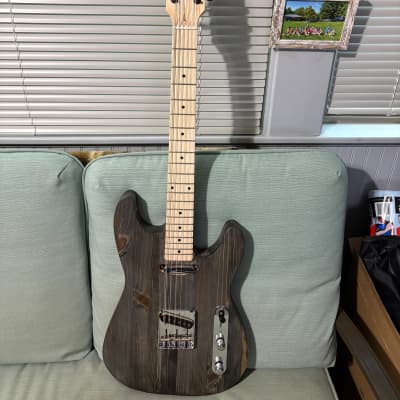Custom Strat style 12 string - Transparent Black Nitro - | Reverb