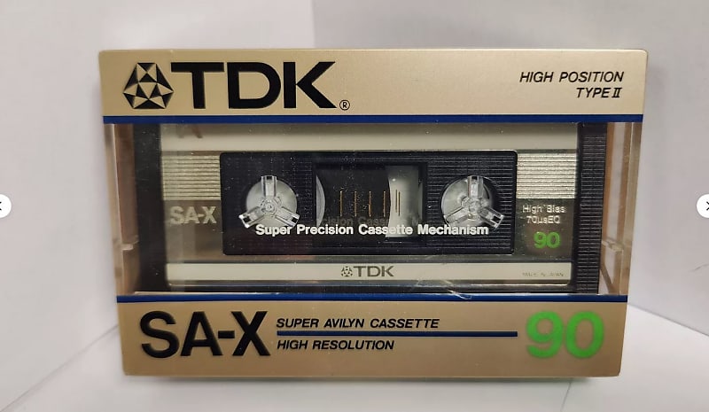 TDK SA-X 90 min. Blank Audio Cassette Tape | Reverb
