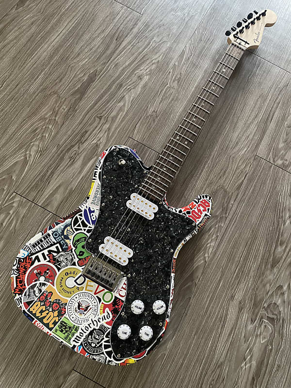 STICKER BOMB - PARTSCASTER - TELECASTER DELUXE | Reverb