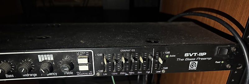 Ampeg SVT- IIP The Bass Preamp owned by Audie Pitre Acid Bath | Reverb