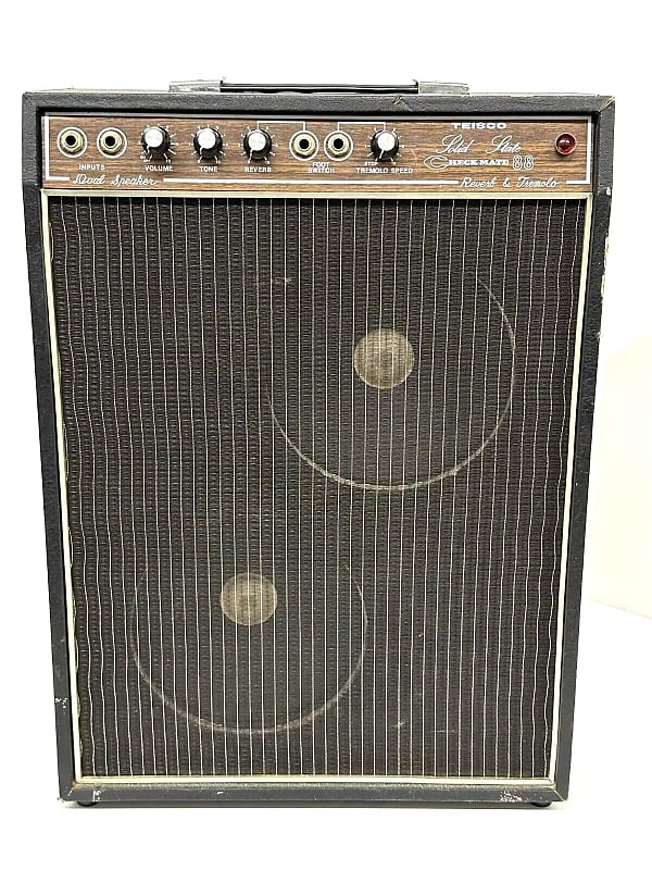 Teisco Checkmate 88 Tremolo Reverb Solid State Guitar Amp | Reverb