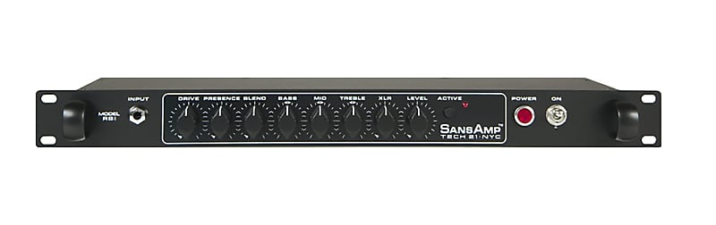 Tech 21 Sansamp RBI Rack-Mount Bass Tube Amp Emulator | Reverb