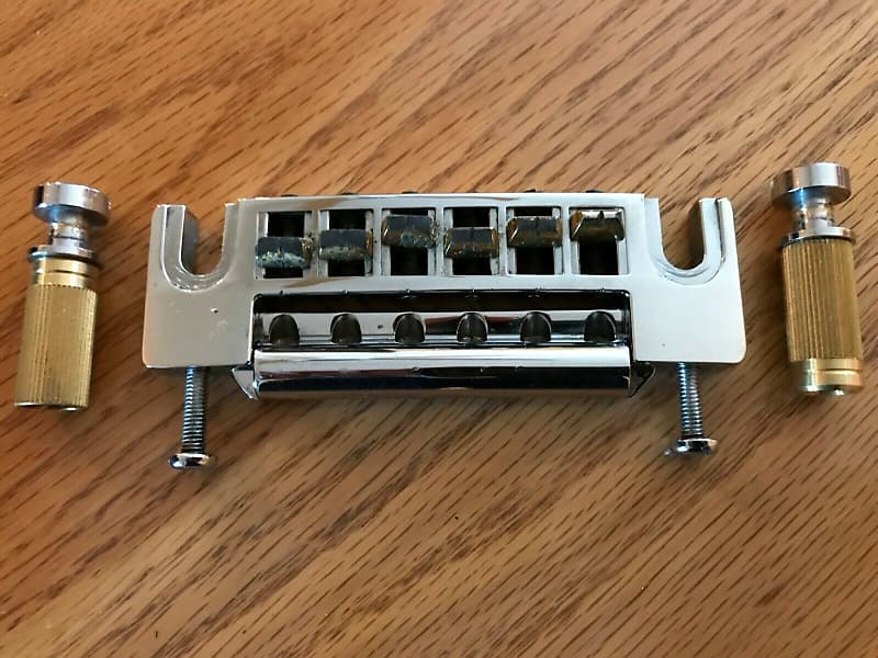 Vintage German made Schaller 455 guitar wraparound bridge | Reverb