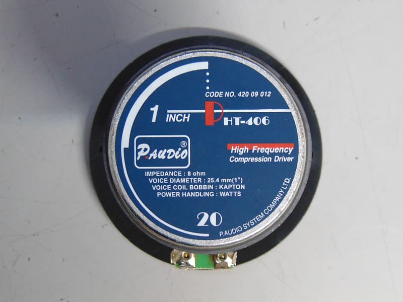 P. Audio PHT-406 1" High Frequency Compression Driver | Reverb