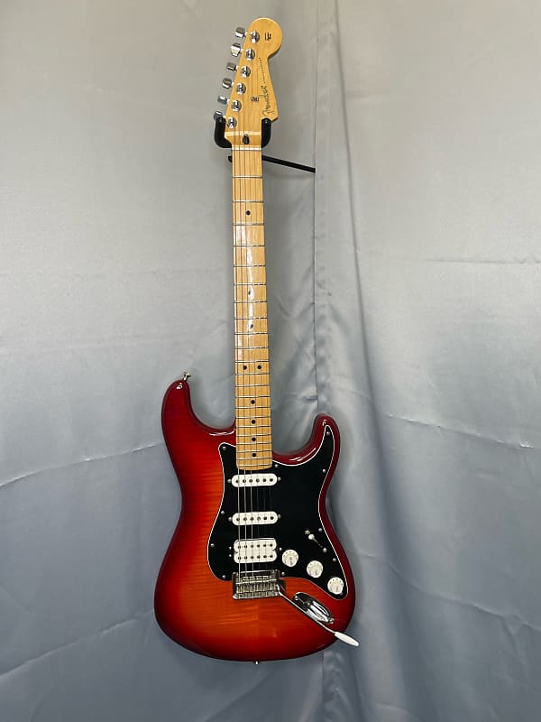 Fender HSS Stratocaster Cherry Burst | Reverb