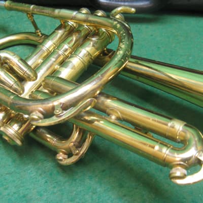 Conn 36A Concert Grand Cornet 1948 - Lacquered Brass | Reverb