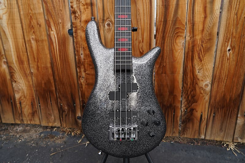 Spector Euro4 Rachel Bolan - Black Metallic Flake 4-String | Reverb