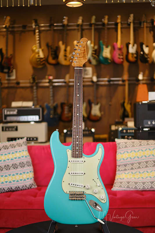 Xotic XSC-1 S-Style Electic Guitar - Medium Relic'd in a Sea | Reverb