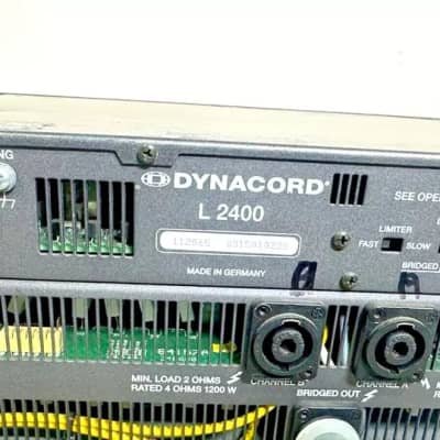 Dynacord L 2400 Linear Precision Power Amp #581 | Reverb