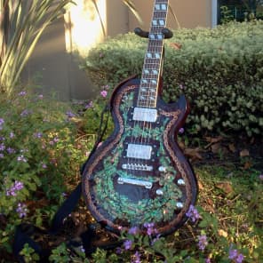 Beautiful Custom Abalone Shell Inlay LP Style Electric | Reverb