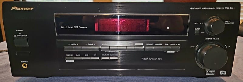 Pioneer VSX-D511 5.1 Multi-Channel Audio/Video Digital | Reverb
