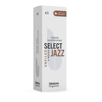 D'Addario Organic Select Jazz Unfiled Tenor Sax Reeds, | Reverb