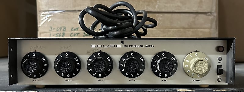 Vintage 1970's Shure Model M68 Microphone Mixer | Reverb