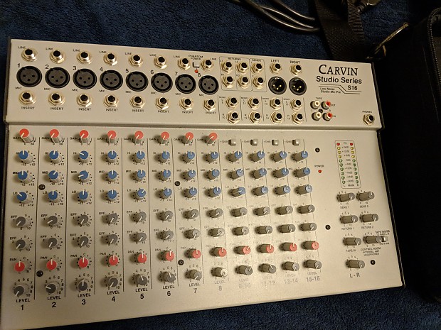 Carvin S16 Mixer w/USB 2.0 Recording | Reverb