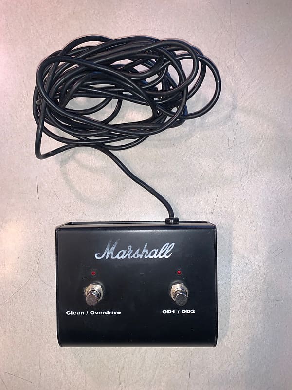Marshall Footswitch 2 Buttons w/ LEDs (Clean/Overdrive and | Reverb