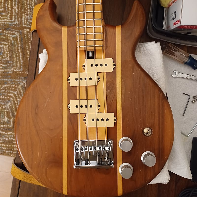 SD Curlee USA Summit bass medium scale natural walnut/maple | Reverb