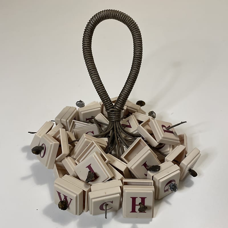 Upcycled Percussion - Upwords Game Tile Hand Rattle / Shaker | Reverb