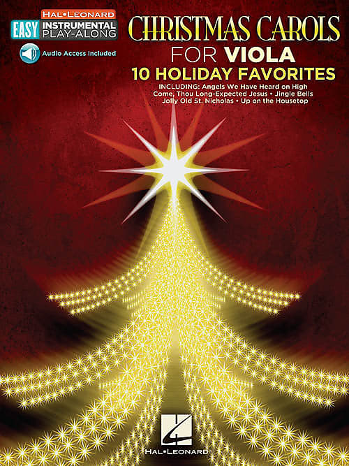 Christmas Carols 10 Holiday Favorites Viola Easy Instrumental | Reverb
