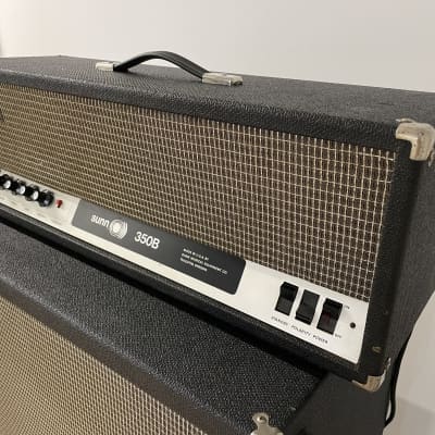 Vintage 1972 Sunn O))) 350B Bass Head Amplifier 2000S svt | Reverb