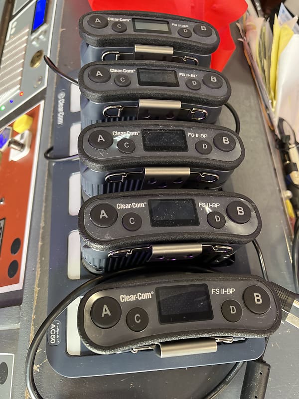 Clear-Com ac60 and FS ll BP UNIT SET | Reverb