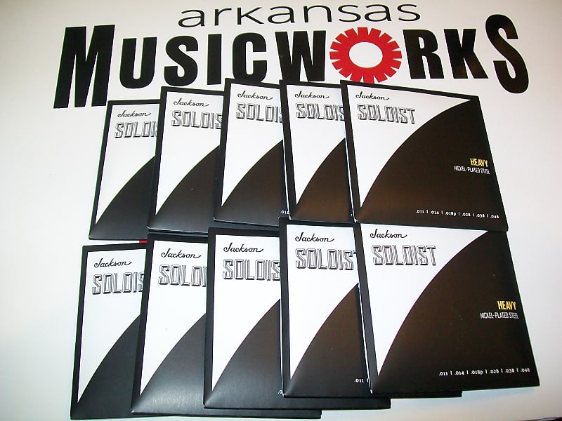 10 SETS! Jackson Soloist 11-48 Heavy Guitar Strings - | Reverb