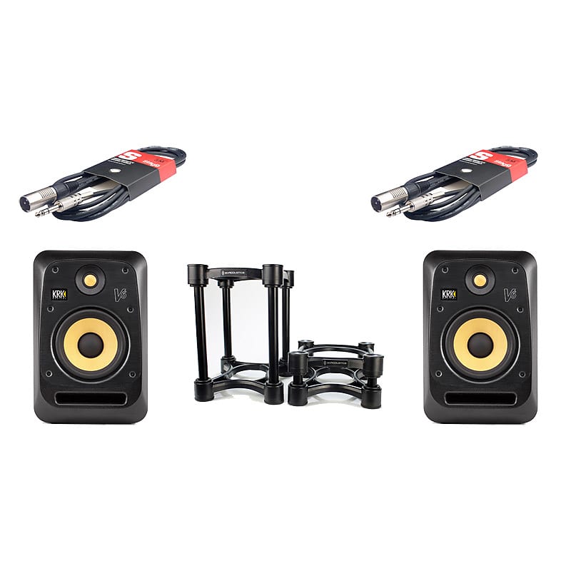 KRK V6S4 Active Studio Monitor Bundle | Reverb