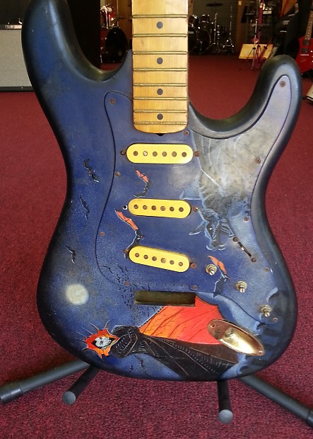 Lotus Strat Style Vampire Guitar Midnight Blue | Reverb