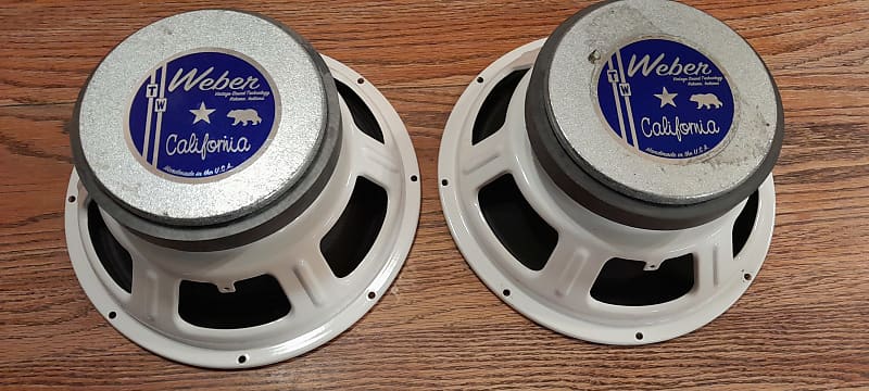Weber 10" Ceramic California 8 ohm 80 watt pair | Reverb