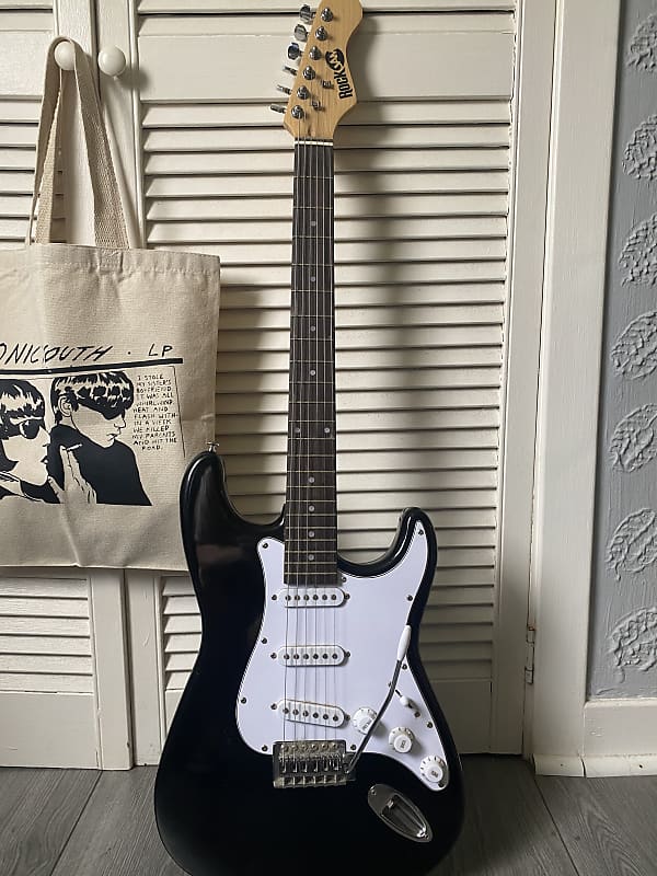 rockjam Beginner Electric Guitar - Black | Reverb UK